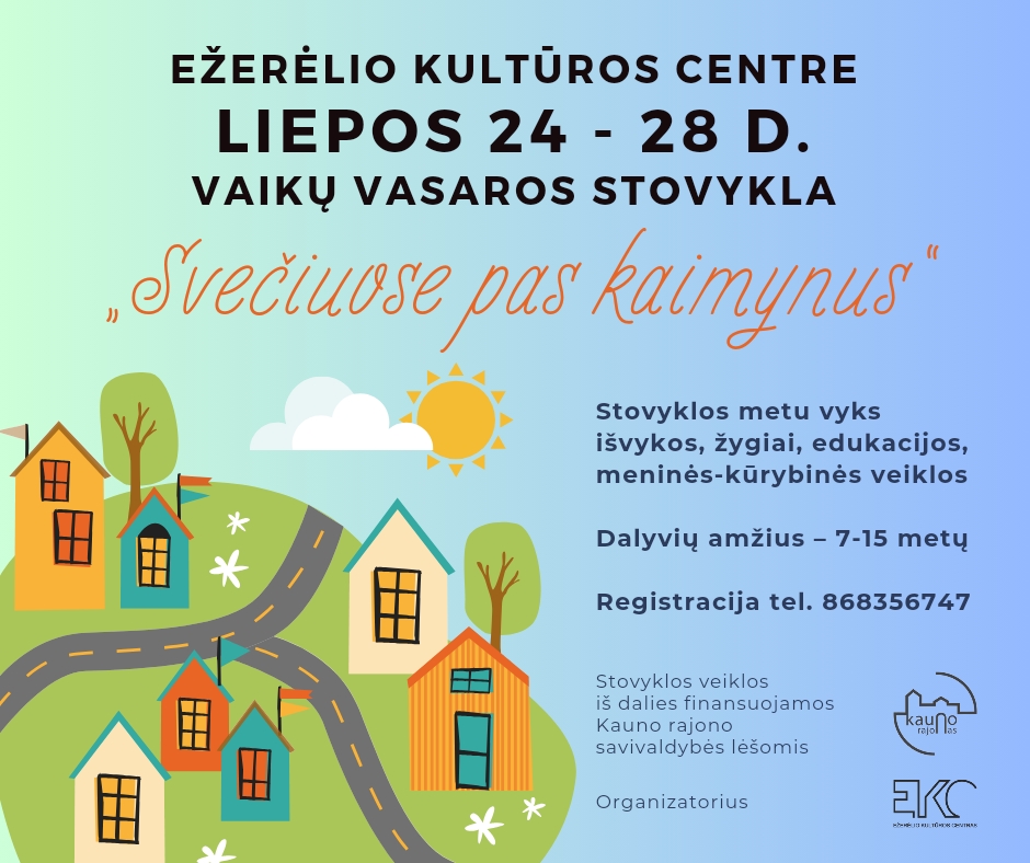 Kviečiame į vaikų vasaros stovyklą! - EKC